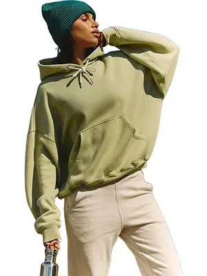 Free People Slouchy Fit Hoodie Moss