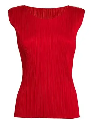 Issey Miyake Basics Tank Top Red