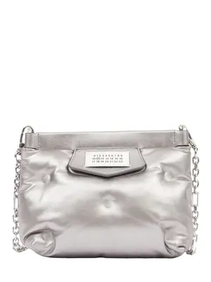 MAISON MARGIELA Mini Glam Slam Clutch - Silver