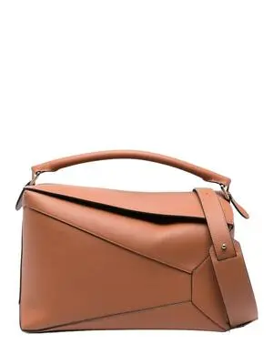 Loewe Large Puzzle Shoulder Bag - Brown