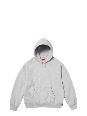 Supreme Satin Appliqué Hoodie - Grey