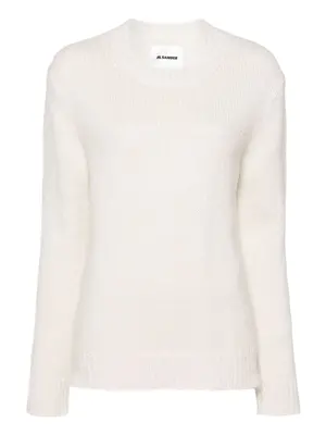 JIL SANDER Crew-neck Sweater - White
