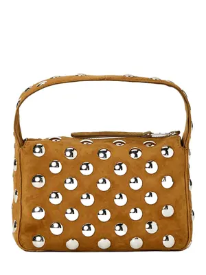 Khaite Small Elena Studded Bag - Brown