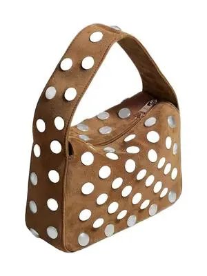 Khaite Small Elena Studded Bag - Brown