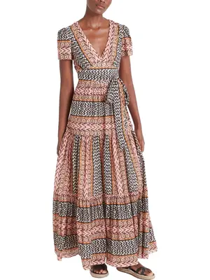 TEMPERLEY LONDON Gia Maxi Dress - Pink