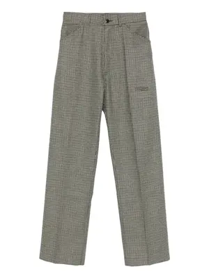 Random Identities Dogtooth Trousers - Neutrals