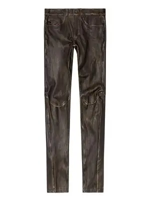 DIESEL® Diesel P-Nash-Leat Leather Pants