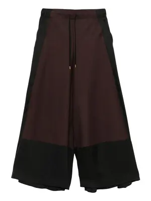 UNDERCOVERISM Panelled Palazzo Trousers - Brown
