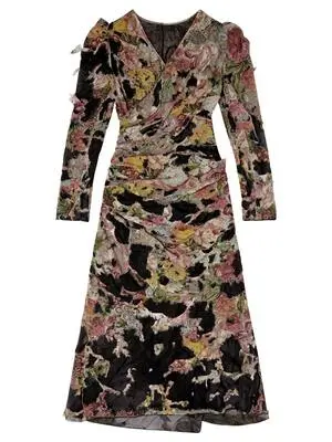 DIESEL® Diesel D-Arany Floral Dress Black