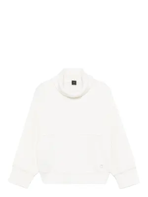 Pinko Logo-embroidered Sweater - White