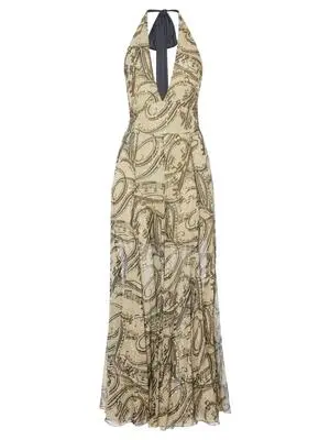 TEMPERLEY LONDON Silvana Maxi Dress - Green