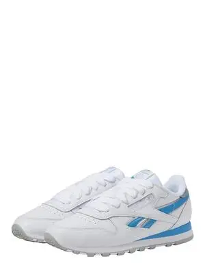 REEBOK Reebok Lifestyle Classic Leather X Angel Reese Casual Sneakers Silver/always Blue/white