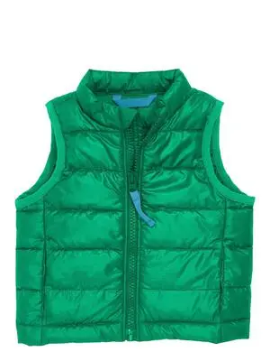 PRIMARY Baby Lightweight Puffer Vest - Green Bean