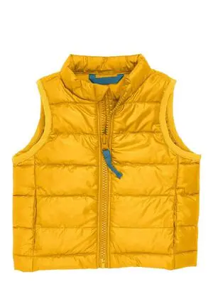 PRIMARY Baby Lightweight Puffer Vest - Mustard