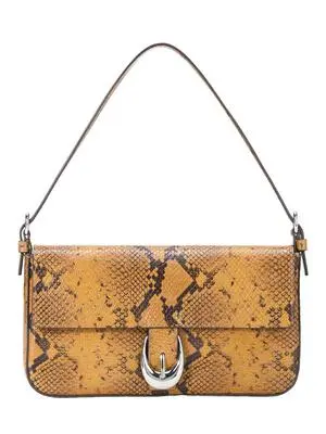 Staud Harlow Leather Shoulder Bag - Snake