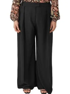 ESTELLE Orion Wide Leg Trousers - Black