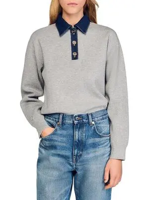 Sandro Damien Sweater - Grey