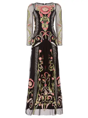 TEMPERLEY LONDON Alessia Maxi Dress - Black
