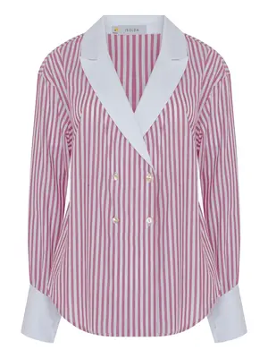 Isolda Anavilhanas Striped Shirt - Purple