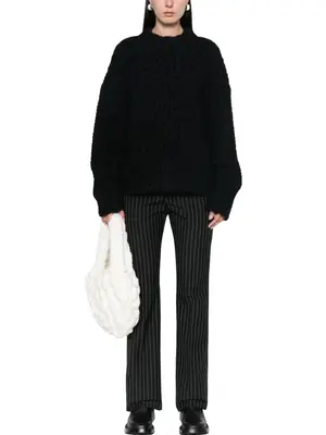JIL SANDER Crew-neck Sweater - Black