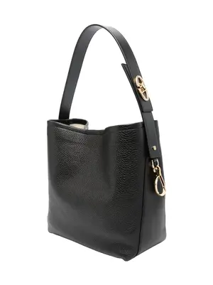 Valentino Garavani Vlogo Signature Shoulder Bag - Black