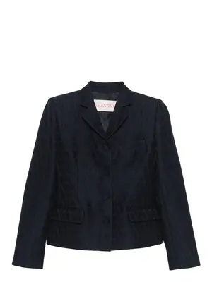 Valentino Garavani Toile Iconographe Blazer - Blue
