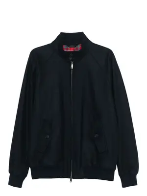 BARACUTA G9 Melton Bomber Jacket - Blue