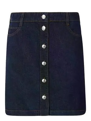 MAISON KITSUNÉ Maison Kitsuné Denim Mini Skirt