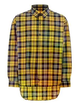 Givenchy Check-print Shirt - Yellow