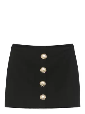 Giuseppe Di Morabito Sea Shell-detail Mini Skirt - Black