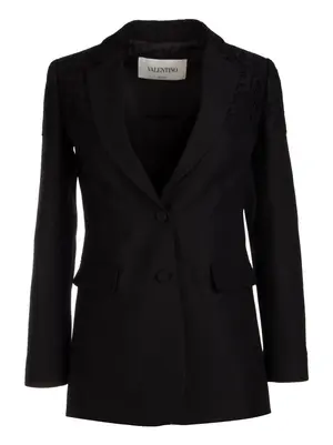 Valentino Garavani Single-breasted Blazer - Black