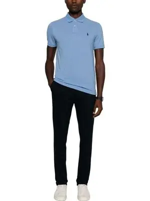 Polo Ralph Lauren Polo Pony-embroidered Polo Shirt - Blue