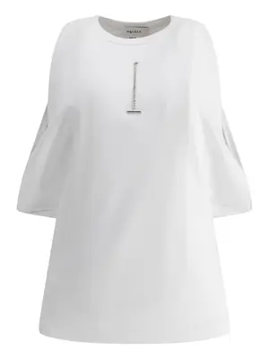 Alexander McQueen Ribbed Top - White