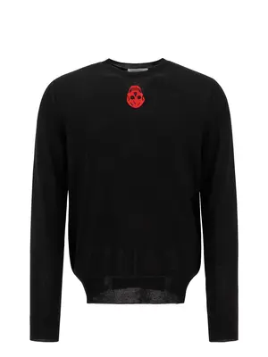 Alexander McQueen Inverted Skull' Sweatshirt - Black