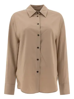 LOULOU STUDIO Eliana Shirt - Beige