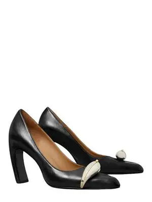 Tory Burch Pierced Pump - Perfect Black