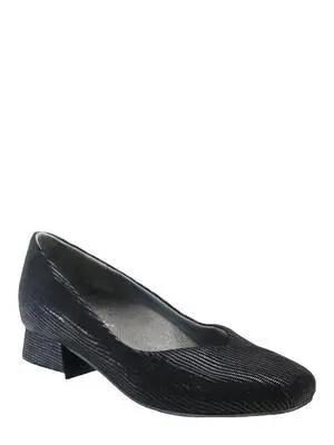 DAVID TATE David Tate Freedom Pump Black Mini Lizard