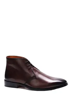 CARLOS BY CARLOS SANTANA Corazon Chukka Boots Chocolate Brown Burnished