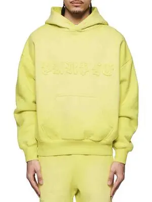 PURPLE BRAND Cotton Fleece Graphic Hoodie - Green