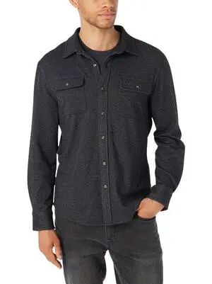 FAIR HARBOR Dunewood Stretch Flannel Button-up Shirt