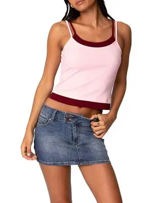 EDIKTED Element Layered Camisole - Light-pink
