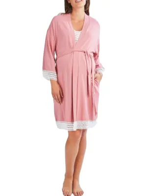 ANGEL MATERNITY Nursing Dress - Pink