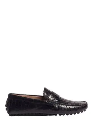 CARLOS BY CARLOS SANTANA Ritchie Penny Loafer - Black Croco