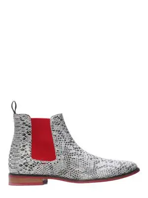 CARLOS BY CARLOS SANTANA Mantra Chelsea Boot - White Snake