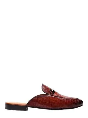 CARLOS BY CARLOS SANTANA Apollo Bit Slides - Tan Croco