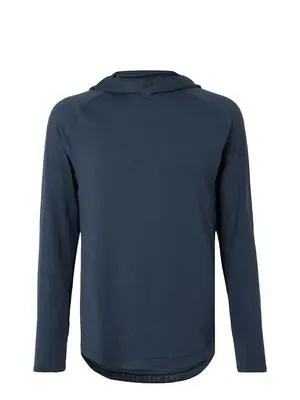 Lululemon License To Train Recycled-jersey Hoodie - Blue