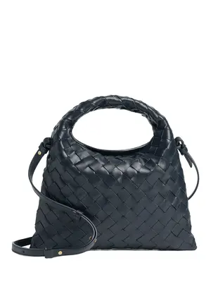 Bottega Veneta Bottega Veneta Mini Hop Cross-Body Bag Shadow