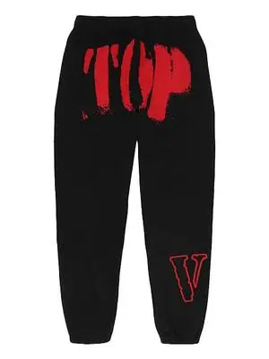 YOUNGBOY NBA X Vlone Top Sweatpants Sweatpants - Red