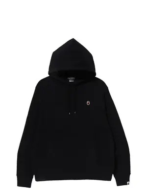 A BATHING APE Ape Relaxed Fit Pullover Hoodie - Black