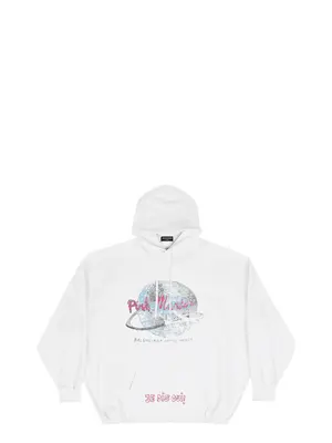 Balenciaga Elastic Hem Hoodie - White